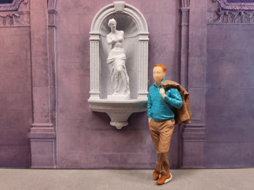 1:24 Scale (half Scale) Niche With Optional Statue Marble Looking Sets ...