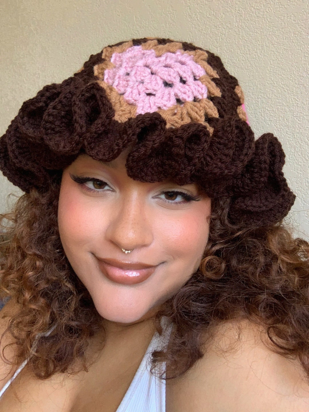 Heart Ruffle Hat - Etsy