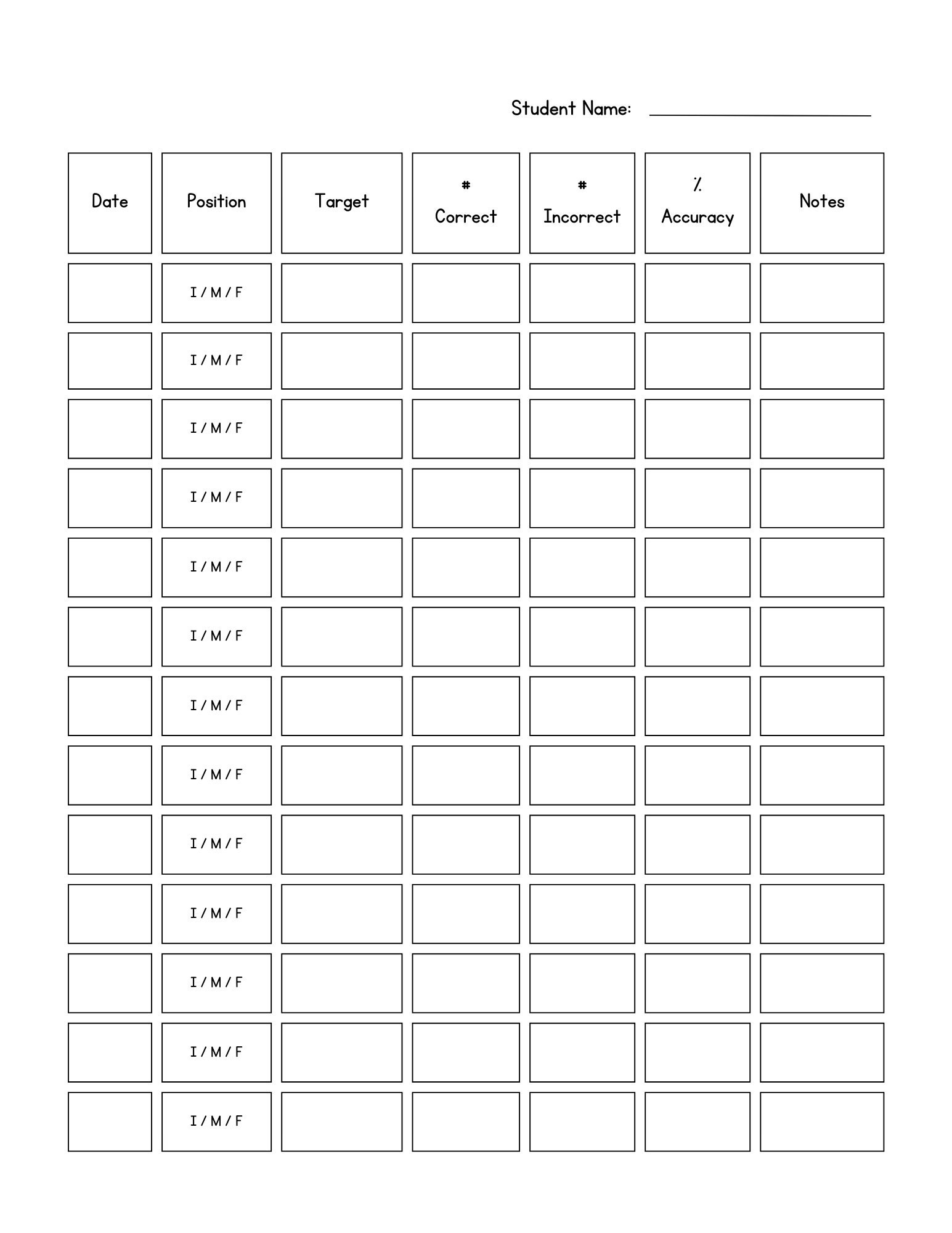 SLP Planner and Caseload Forms - Etsy