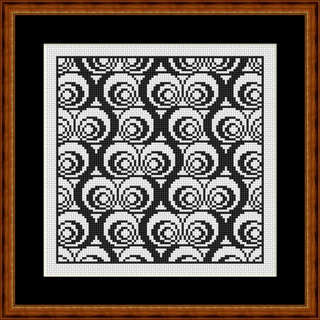 Cross Stitch Pattern Offset Balls, Pattern Size Approx. 15 X 15 Cm ...