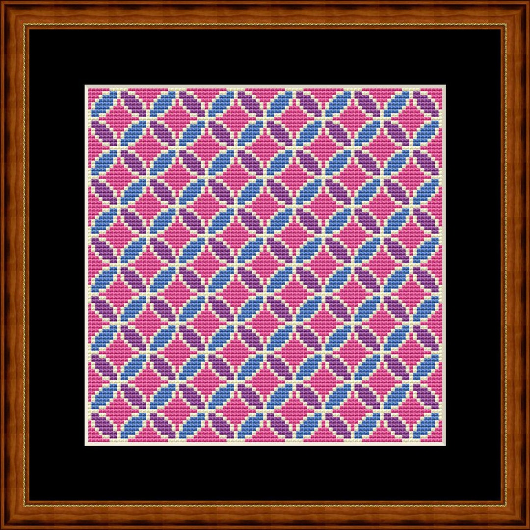 Embroidery Template Circles, Cross Stitch Pattern Circles in 3 Variants ...