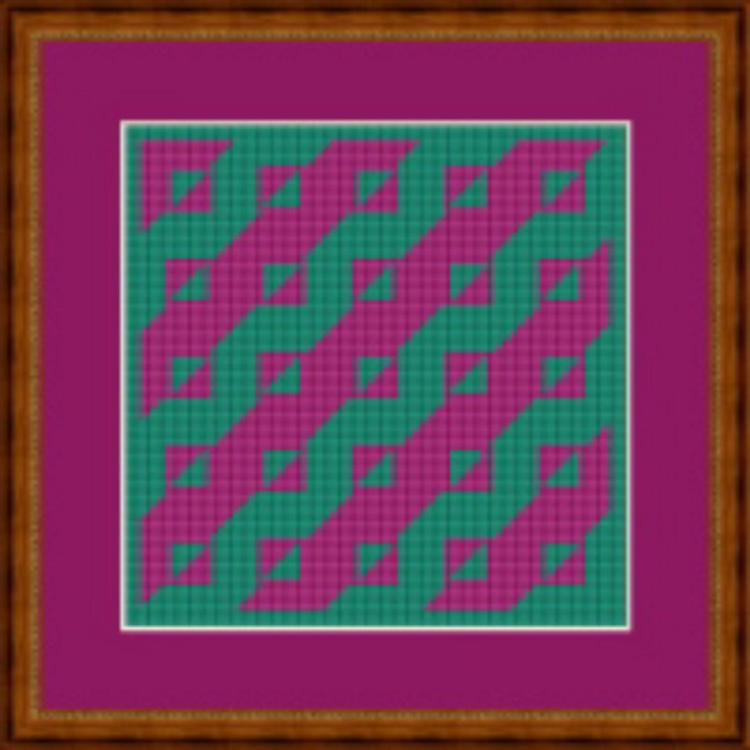 Cross Stitch Pattern Geometric Shapes, Cross Stitch Quilt, Embroidery ...