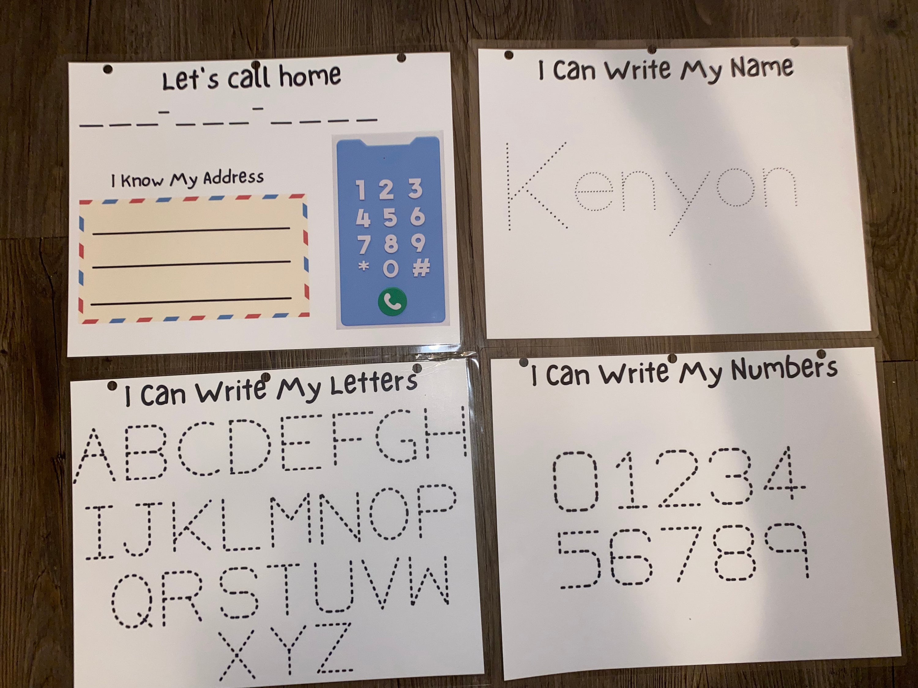 Personalized Preschool/ Pre K Learning Binder, 18 Activities ...