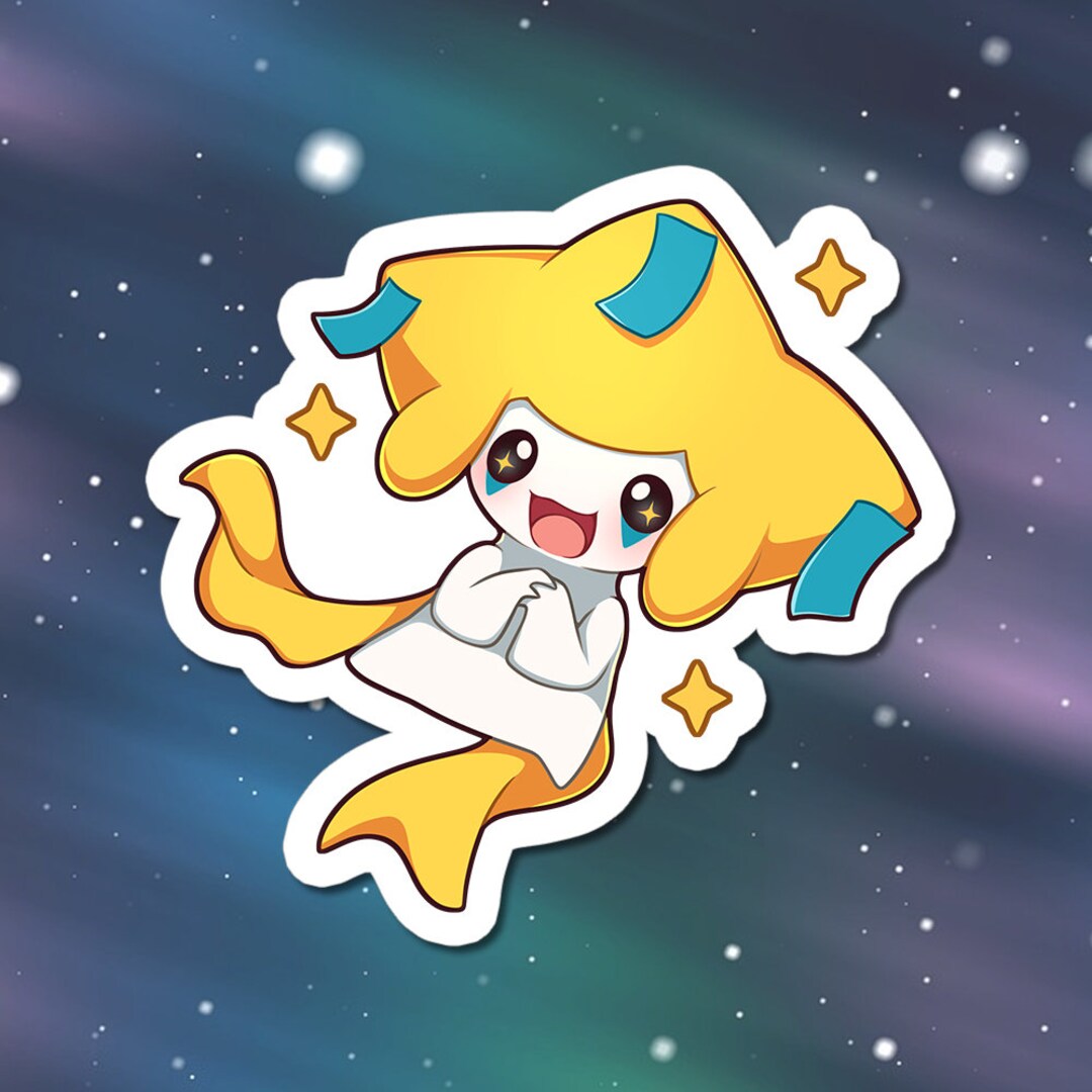 Jirachi Pokemon Sticker Vinyl Decal Cute Kawaii Pokemon Gift for ...