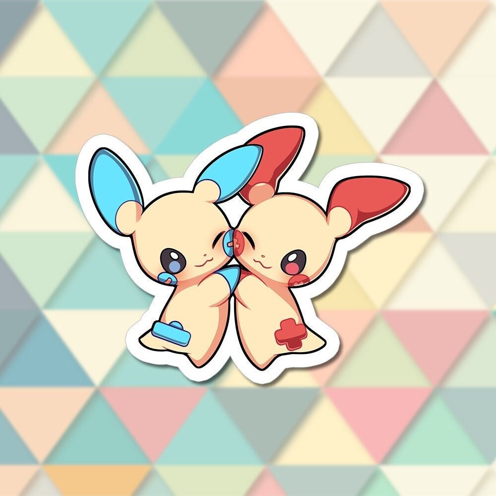 Minun And Plusle Chibi
