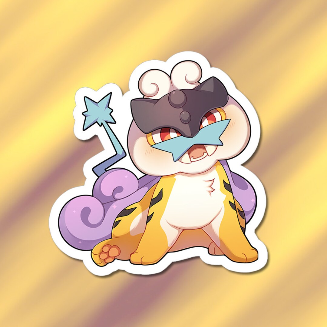 Pokemon Sticker Raikou Gift Electric Pokemon Vinyl Sticker Legendary ...