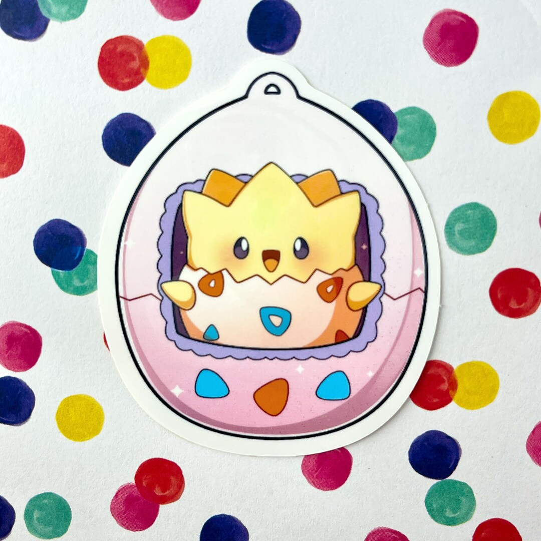 Togepi Tamagotchi Vinyl Sticker Retro Kawaii 3 Inch Waterproof Decal ...