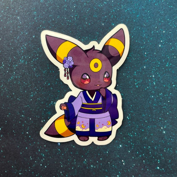 Umbreon Kimono Vinyl Sticker Cute Kawaii Eeveelution 3 Inch - Etsy
