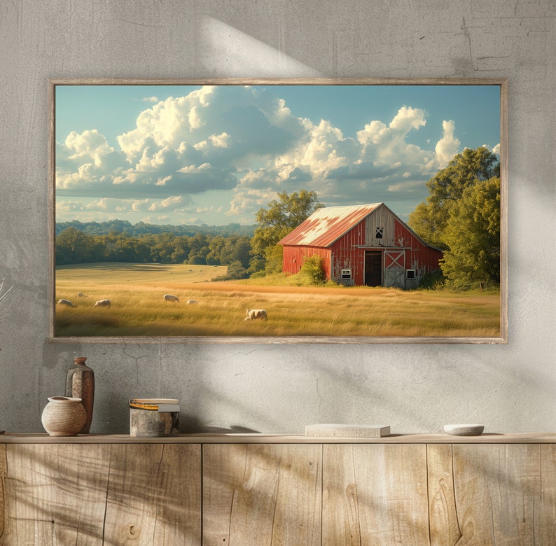 Frame TV Art | Old Rustic Barn Bundle Instant Download | Art TV File ...