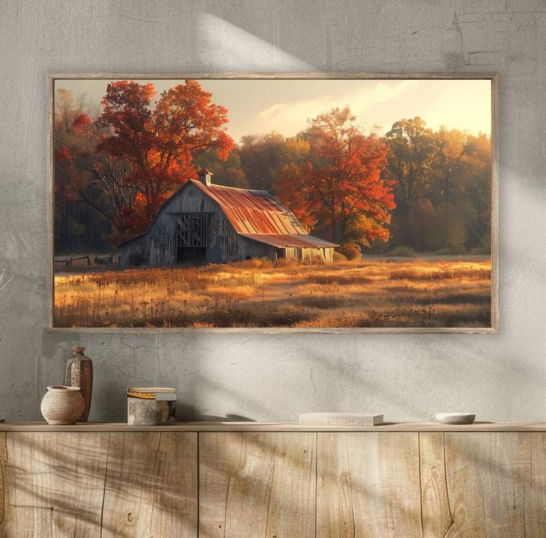 Frame TV Art | Old Rustic Barn Bundle Instant Download | Art TV File ...