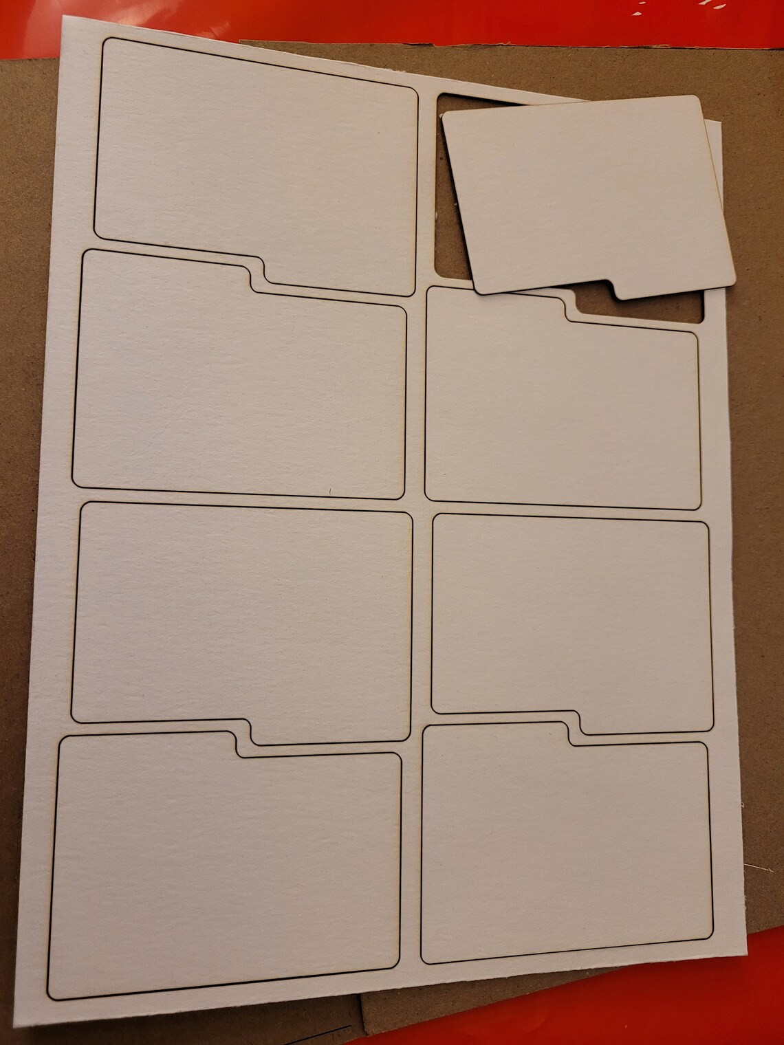 Card Dividers SVG File for Collectible Cards, Board Games, and Card ...