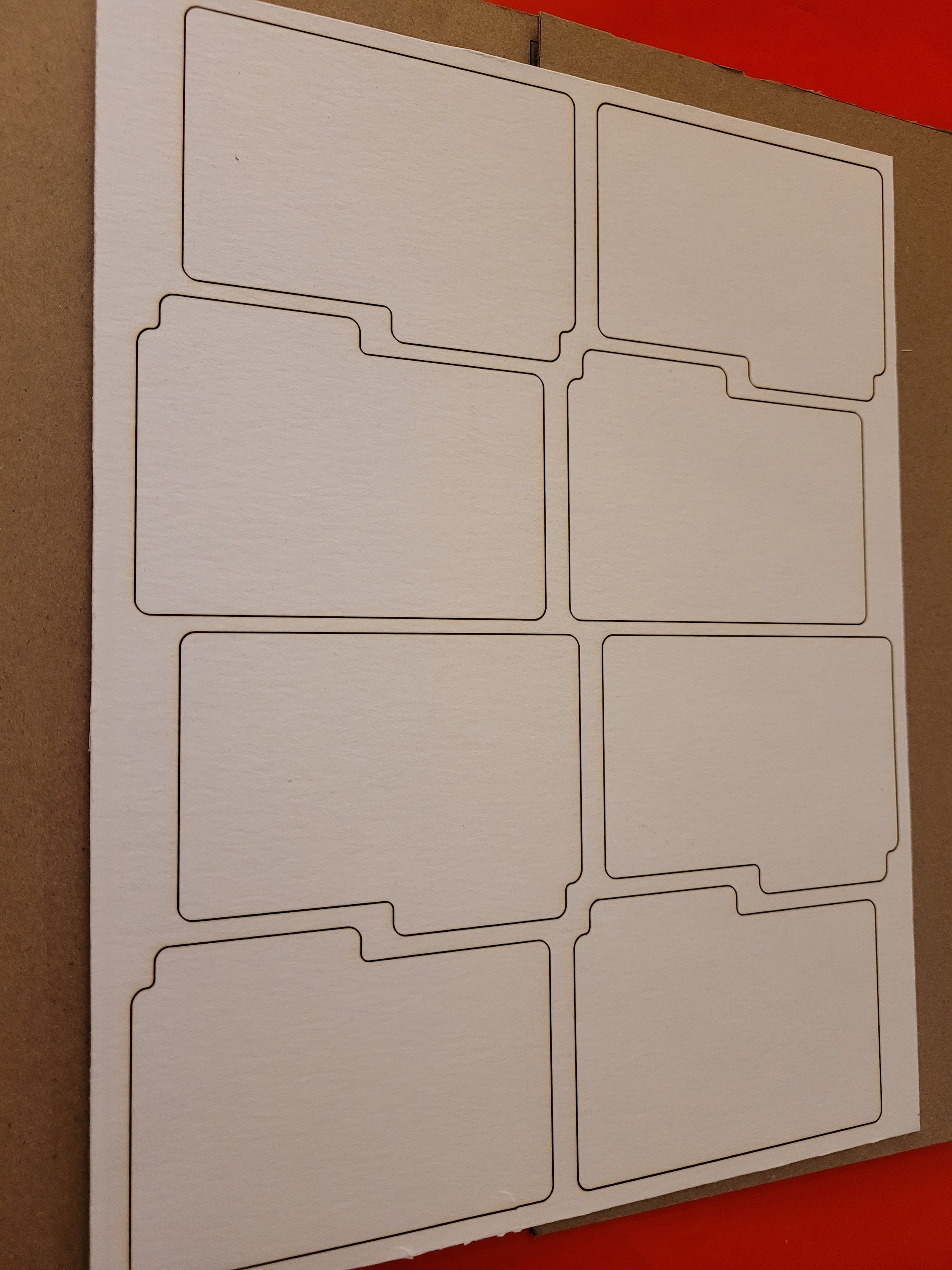 Card Dividers SVG File for Collectible Cards, Board Games, and Card ...