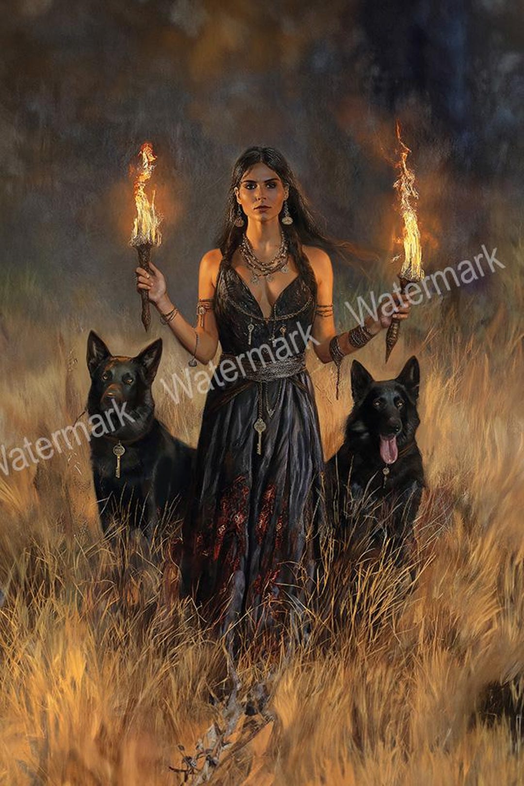 Hecate Phone Wallpaper Set Digital Download Without Title - Etsy