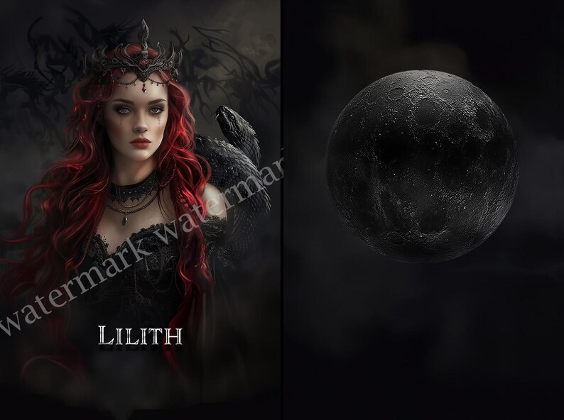 Lilith Phone Wallpaper Set Digital Download - Etsy