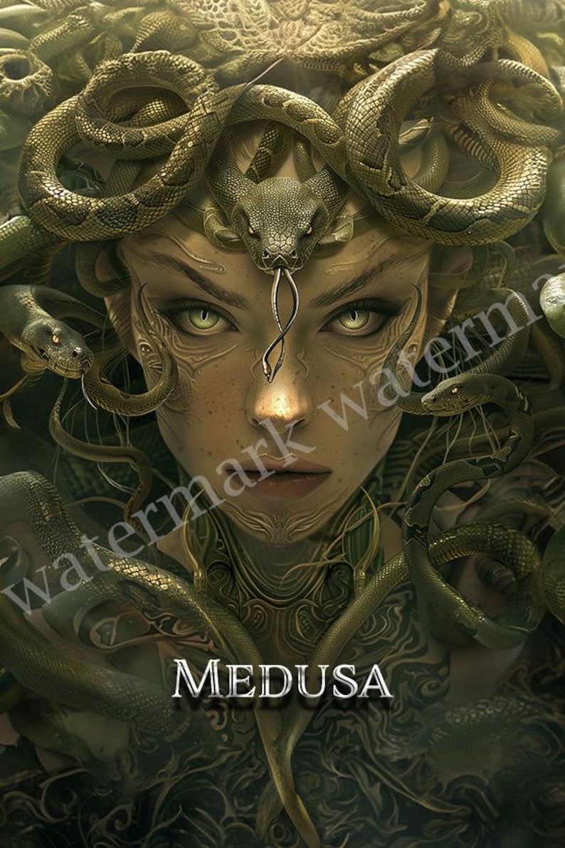 Medusa Phone Wallpaper Set Digital Download - Etsy