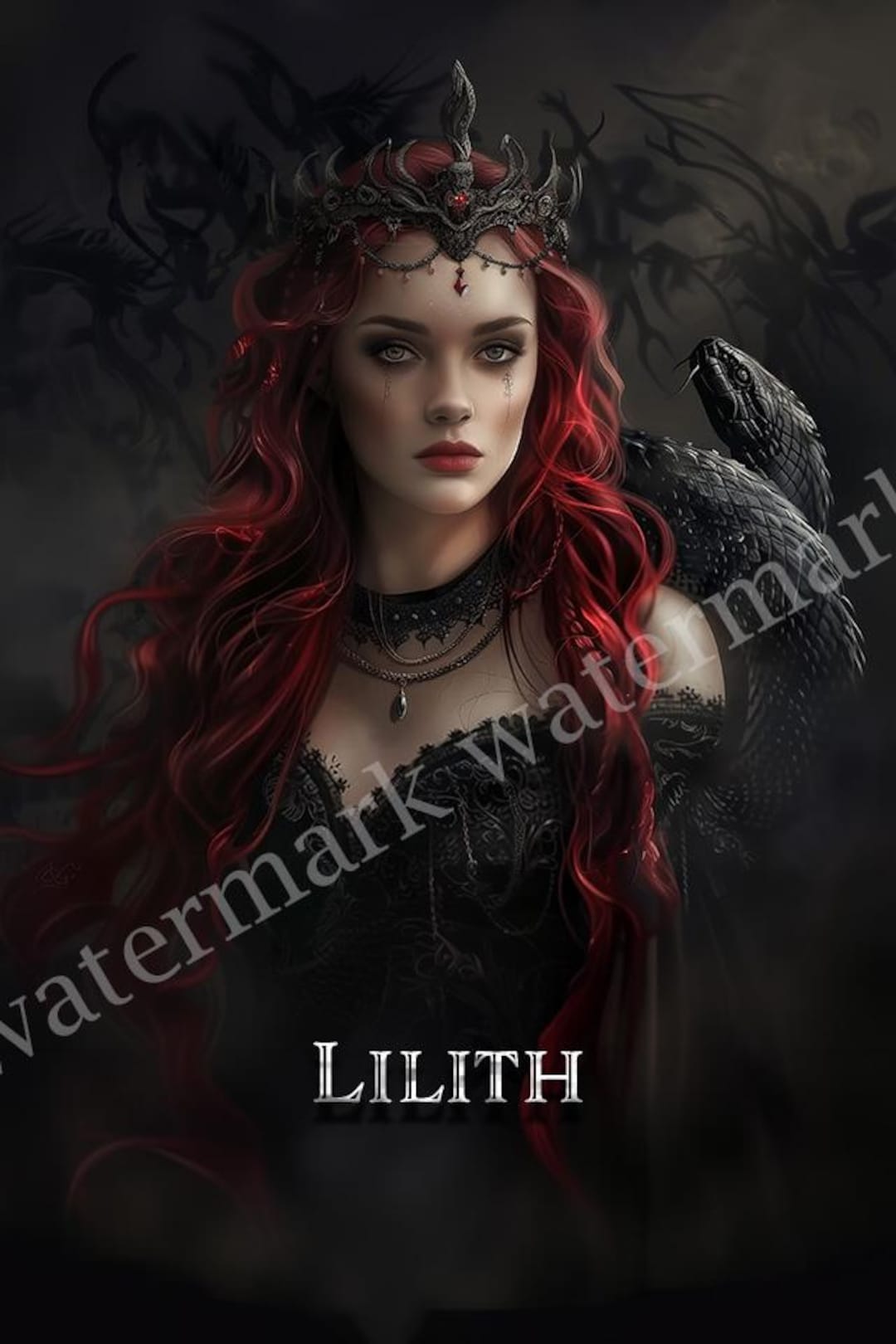 Lilith Phone Wallpaper Set Digital Download - Etsy