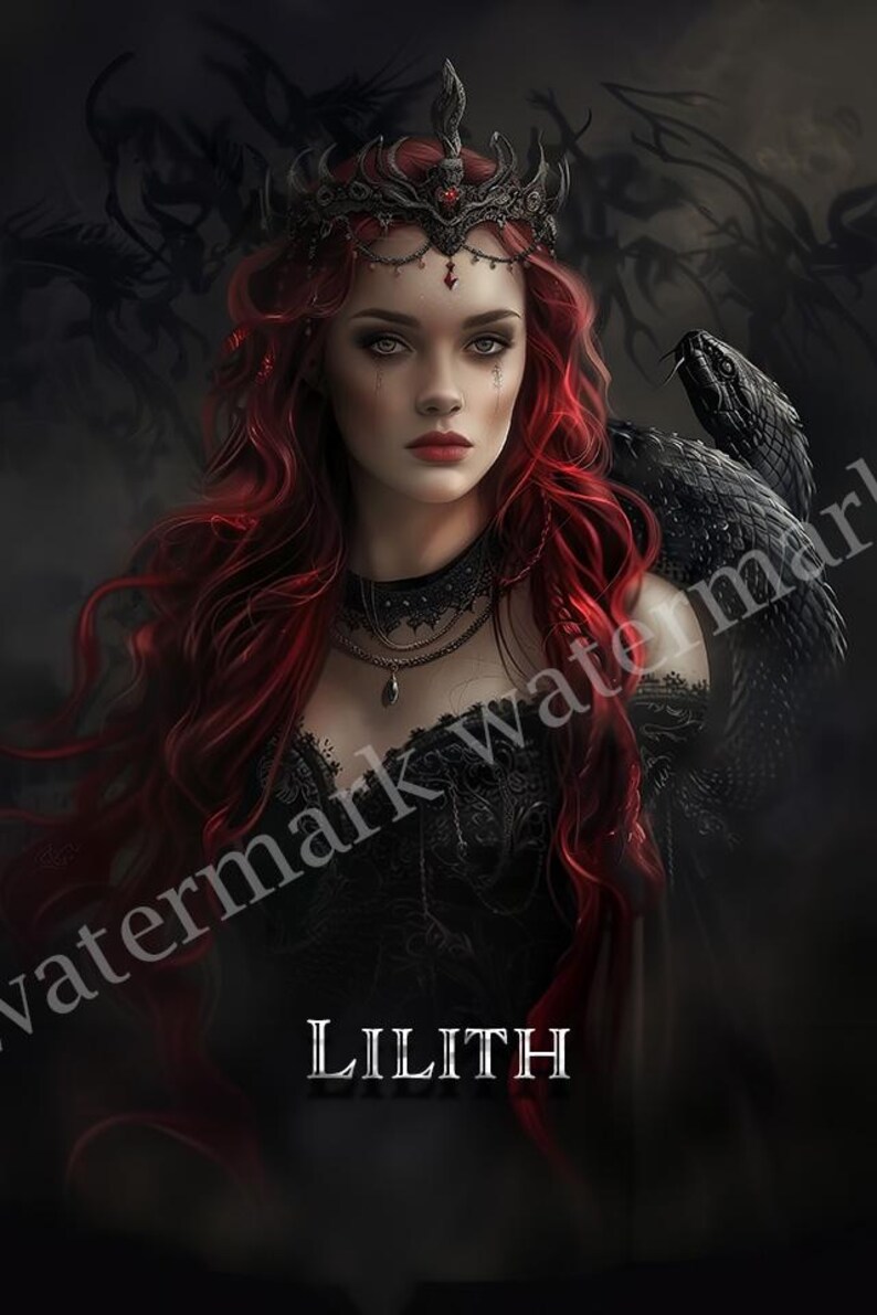 Lilith Phone Wallpaper Set Digital Download - Etsy