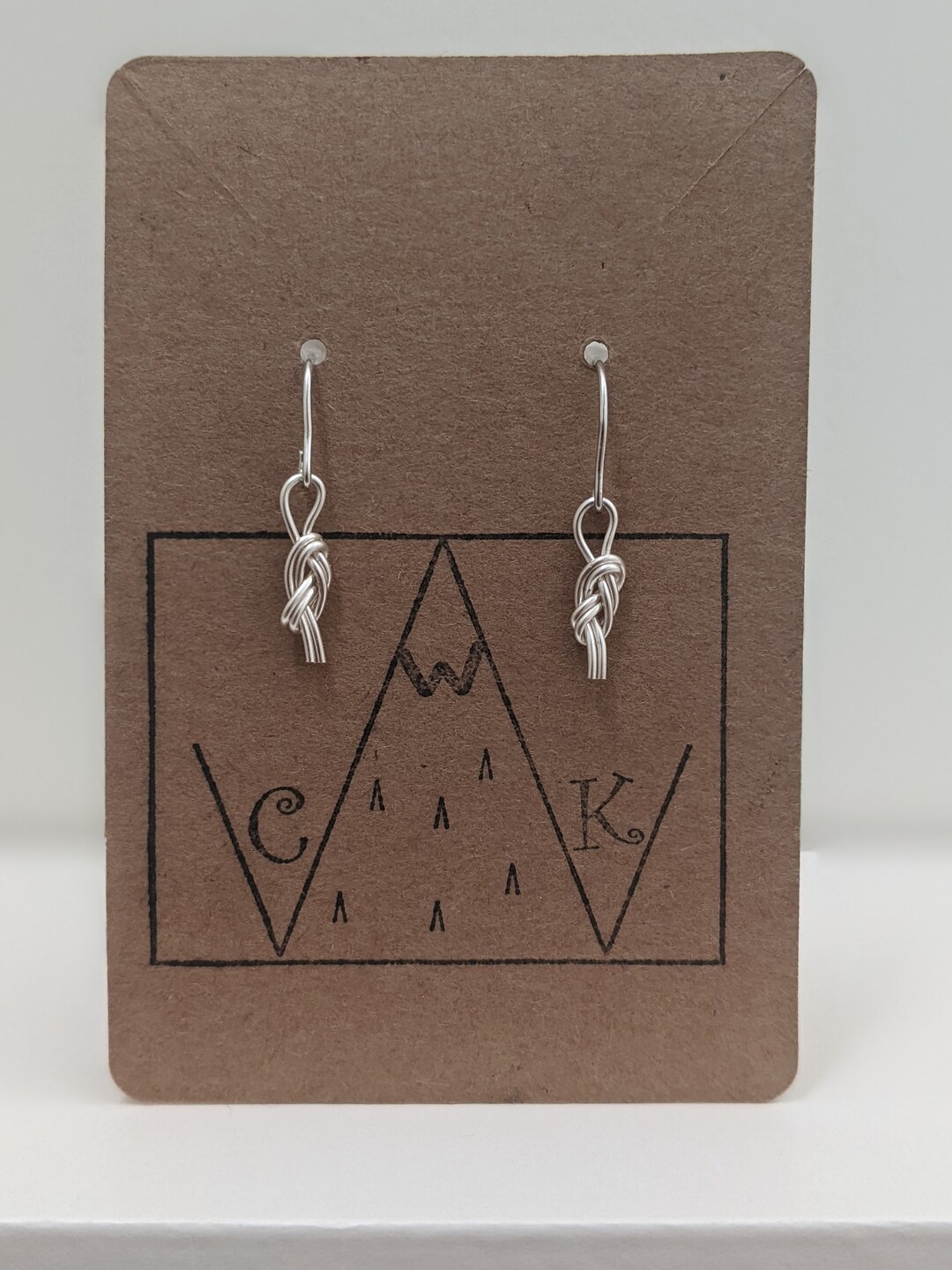 Climbing Jewelry Figure 8 Rock Climbing Earrings - Etsy