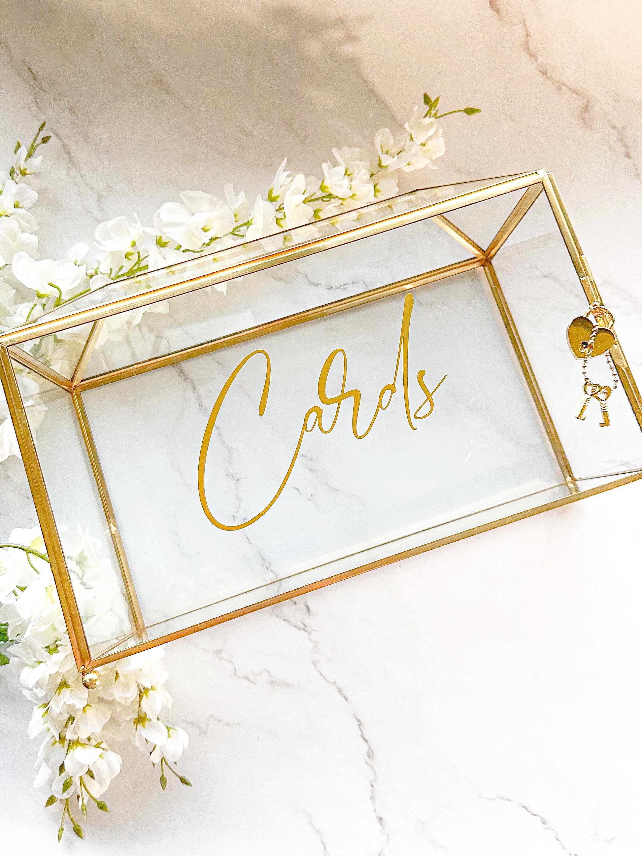 CUSTOM MADE | Acrylic Card Box | Acrylic Sign | Assorted Colors | Luxe ...