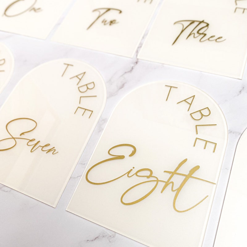 Party Table Numbers - Etsy