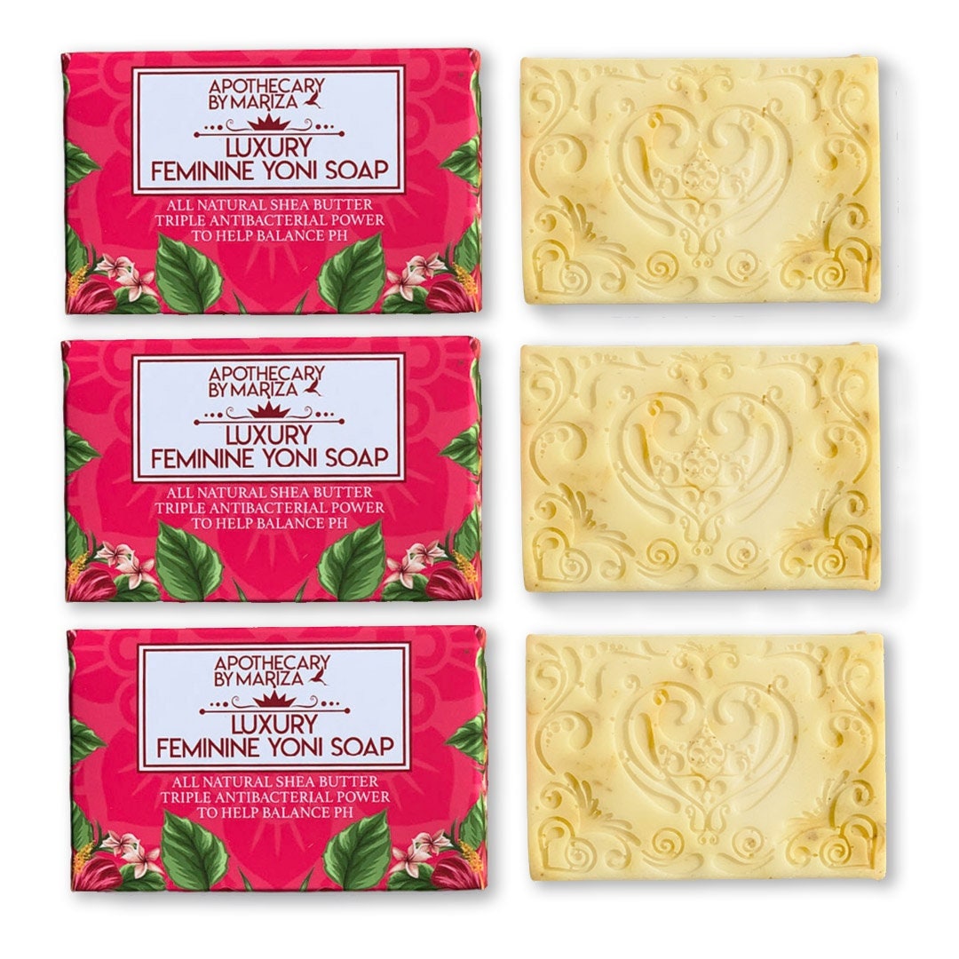 Luxury Feminine Soap 3 Pack - Etsy