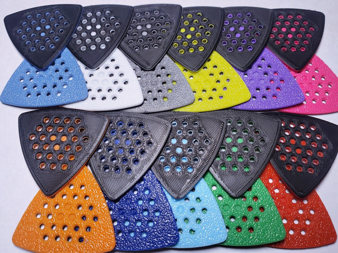 Rough Texture Guitar Picks (dual Color) [10 PACK] - Etsy