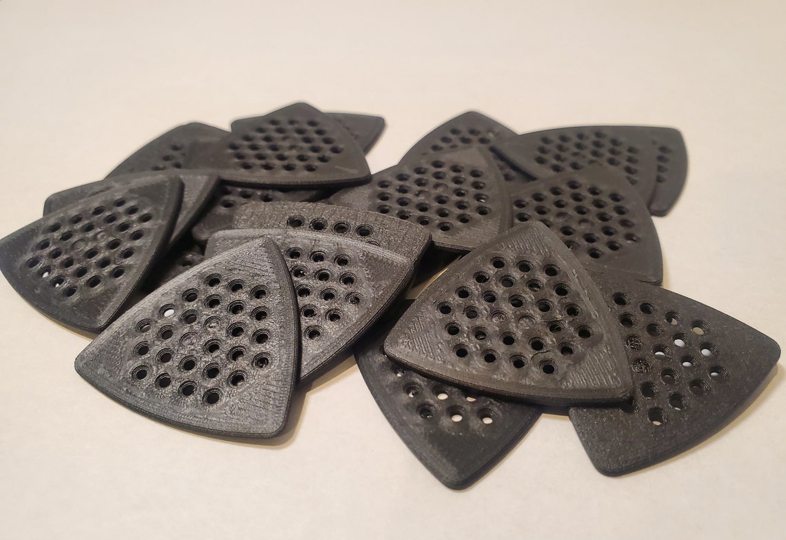 Carbon Fiber Textured Guitar Picks [10 PACK] - Etsy