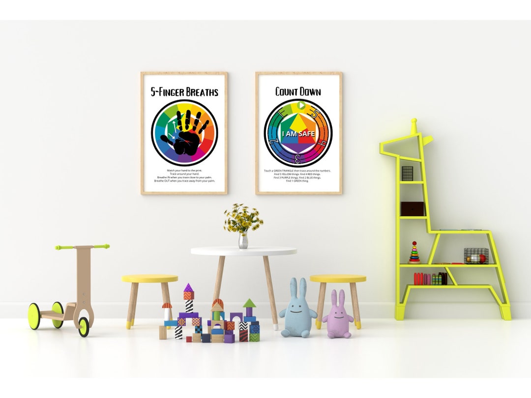 Social Emotional Corner Regulation Posters - Etsy