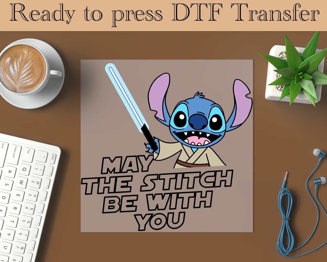 Stitch Heat Transfers, Star Wars Ready to Press, Disney DTF Transfer ...