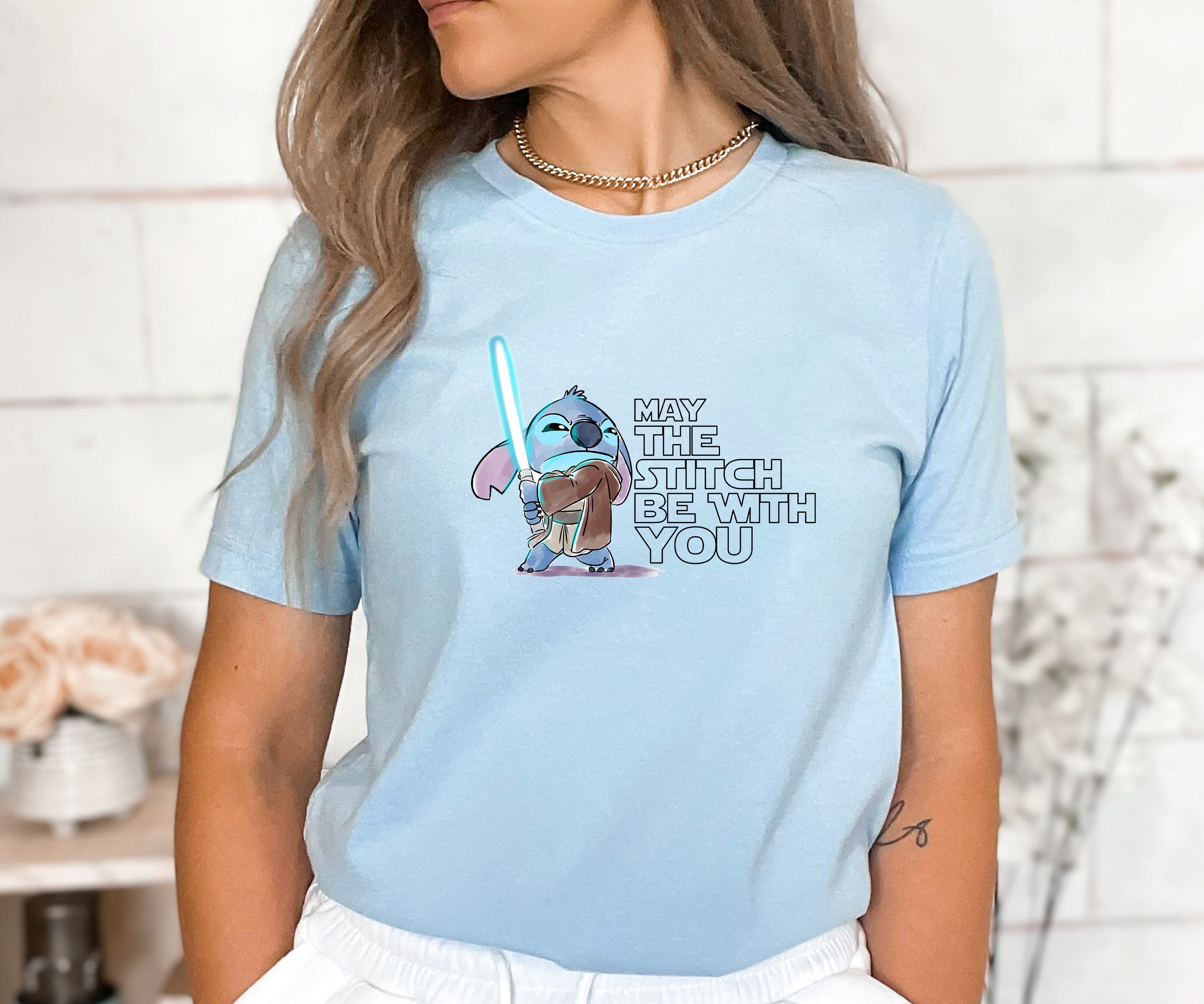 May the Stitch Be With You Star Wars Stitch Shirt Star Wars - Etsy