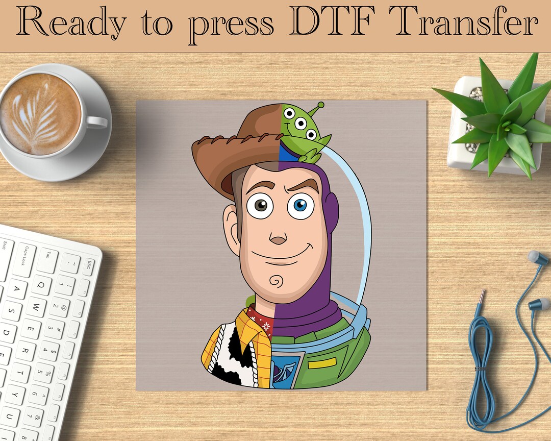 Woody & Buzz Lightyear DTF Transfer, Disney Ready to Press, Disney ...