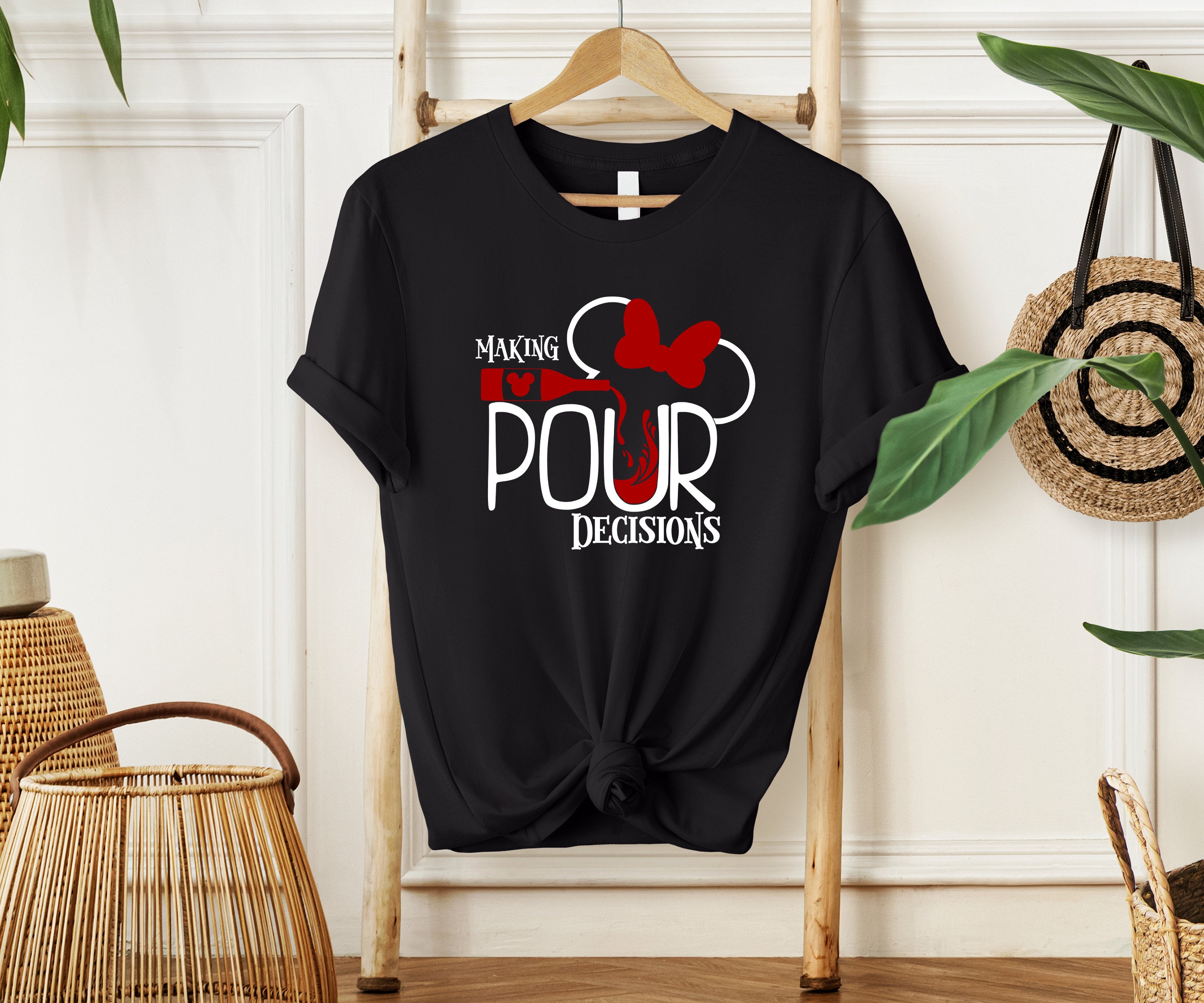 Making Pour Decisions Mickey and Minnie Shirts Unisex Shirts - Etsy