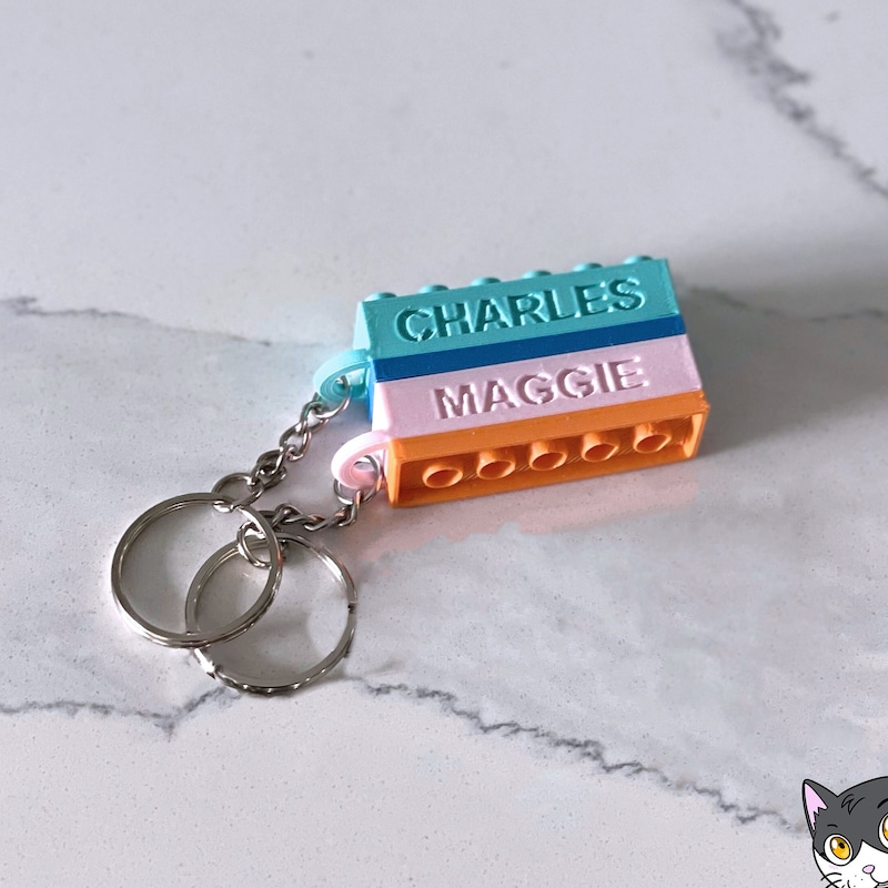 Couple Legos Keychain - Etsy