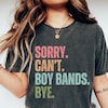 Boy Bands Shirt Comfort Colors Gift for 90s Music Lover Tshirt, Boy ...