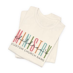 Ministry Shirt for Church Staff Personalized Matching Shirts, Sunday ...