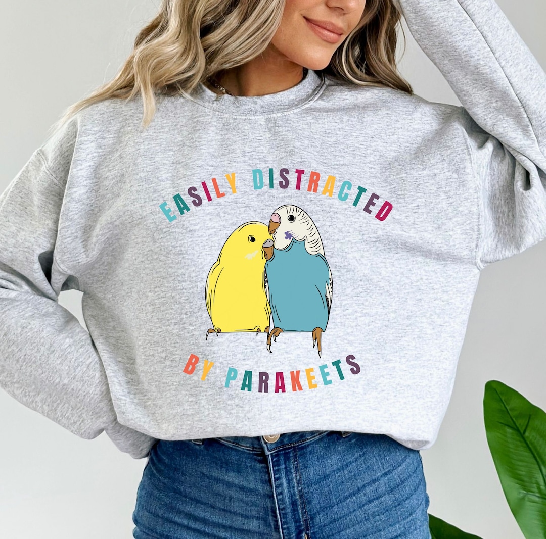 Budgie Sweatshirt, Bird Lover Sweater, Budgie Mom Sweatshirt, Parakeet ...