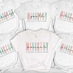 Ministry Shirt for Church Staff Personalized Matching Shirts, Sunday ...