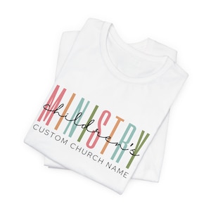 Ministry Shirt for Church Staff Personalized Matching Shirts, Sunday ...