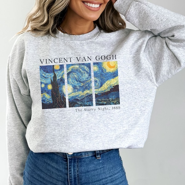 Vincent Van Gogh Sweater - Etsy