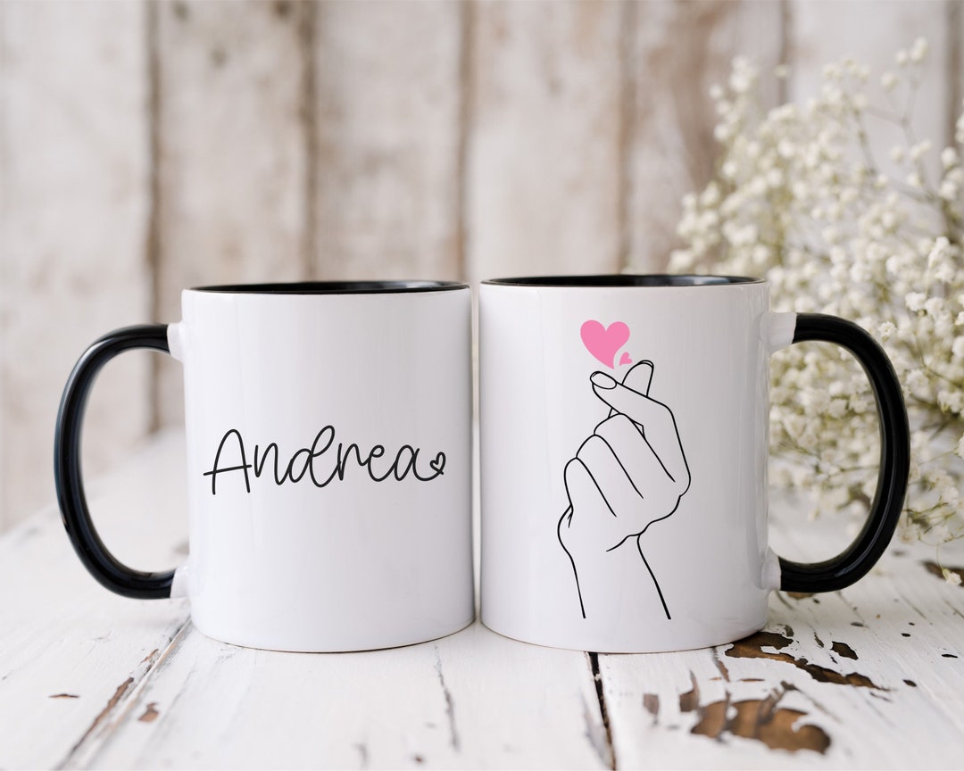 Kpop Mug Personalized Gift for Korean Music Lover, K-pop Fan Coffee Mug ...
