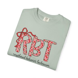 RBT Shirt Comfort Colors, Registered Behavior Technician Gift, ABA ...
