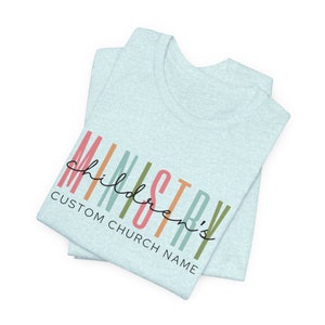 Ministry Shirt for Church Staff Personalized Matching Shirts, Sunday ...