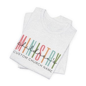 Ministry Shirt for Church Staff Personalized Matching Shirts, Sunday ...