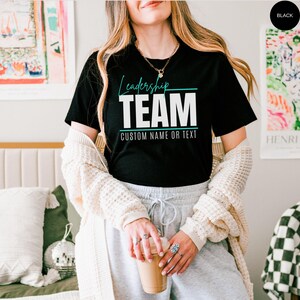 Leadership Team Shirt Boss Day Gift for Manager, Custom Team Lead ...
