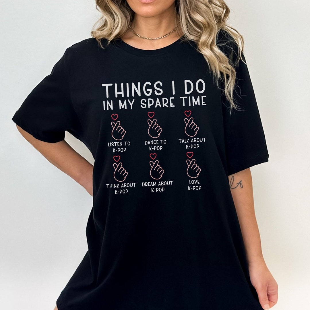 Kpop Shirt Gift for Korean Music Lover, Cute K-pop T-shirt Gift for ...