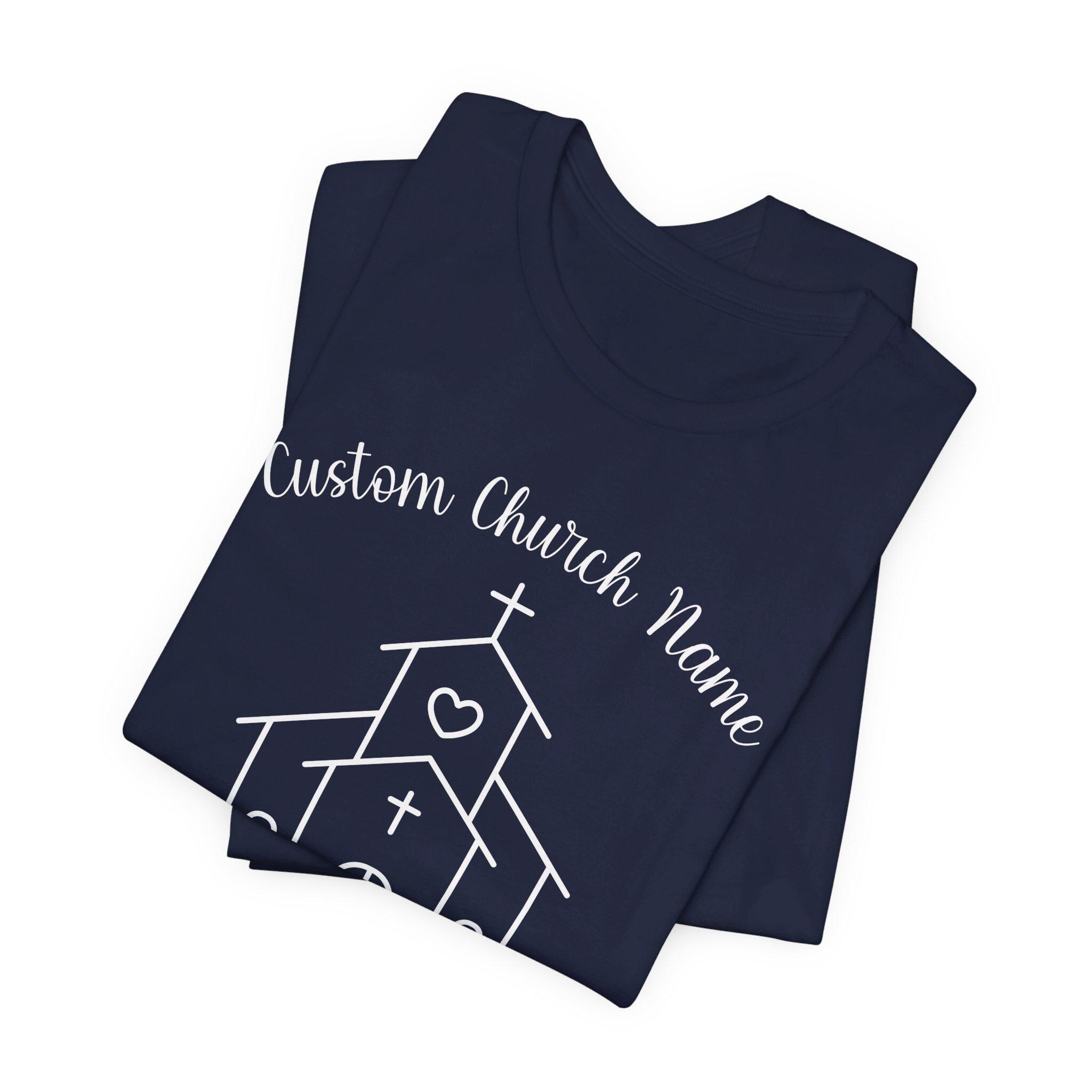 Church Name Shirt for Church Staff Personalized Matching Shirts ...