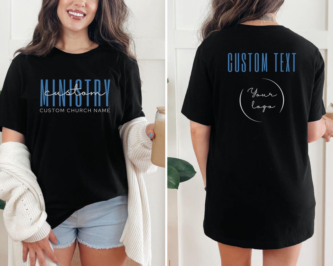 Ministry Shirt for Church Staff Personalized Matching Shirts, Sunday ...