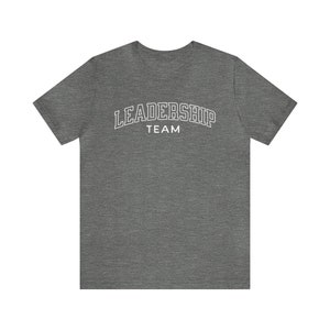 Leadership Team Shirt Boss Day Gift for Manager, Custom Team Lead ...