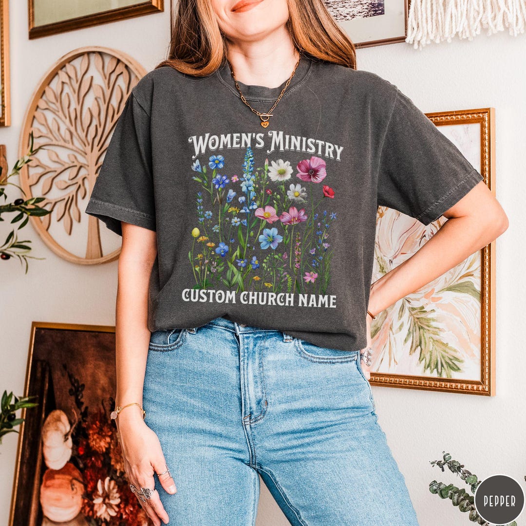 Personalized Women's Ministry Shirt, Custom Christian Tee, Childrens ...
