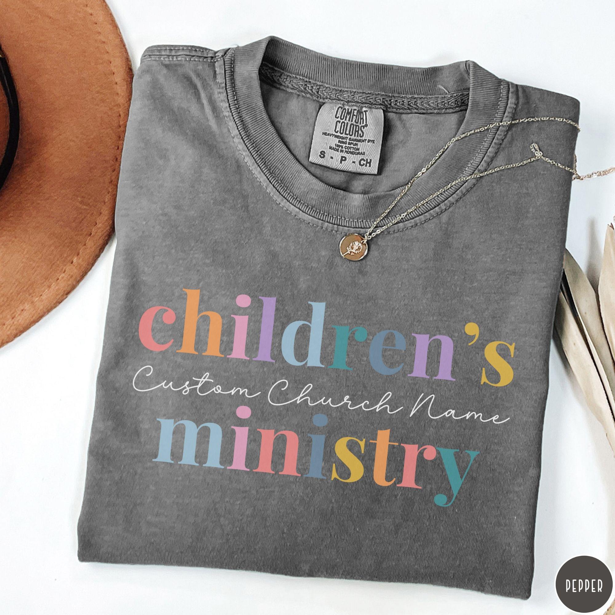Personalized Children's Ministry Shirt, Custom Christian Tee, Womens ...